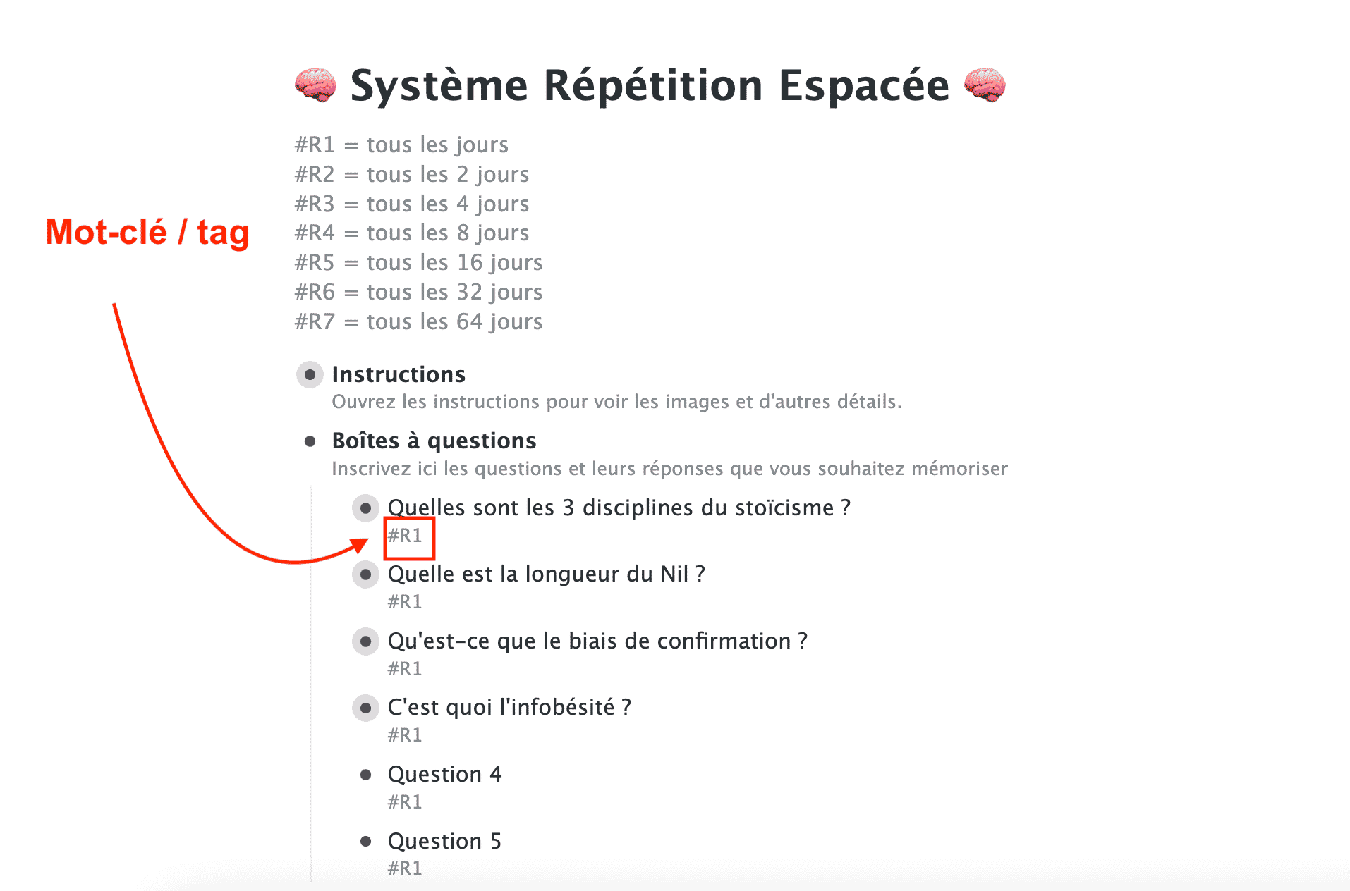 La méthode des J pour mieux mémoriser (dans Workflowy) - Organisologie