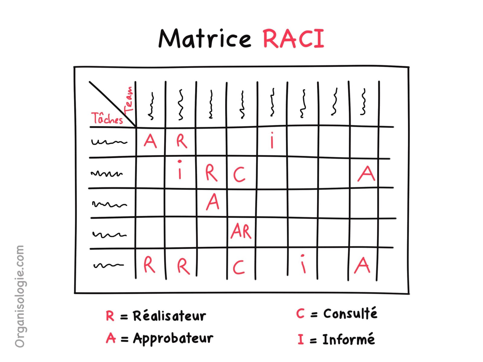 Matrice RACI (RASIC) : Clarifiez les rôles de votre projet